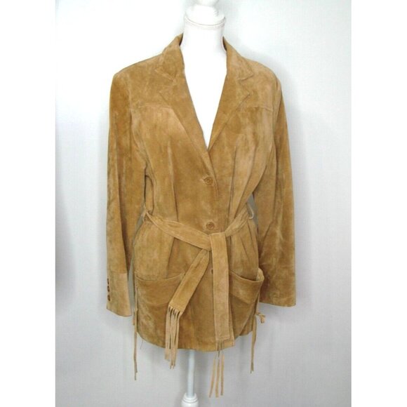JohnPaulRichard | Jackets & Coats | John Paul Richard Fringe Suede ...